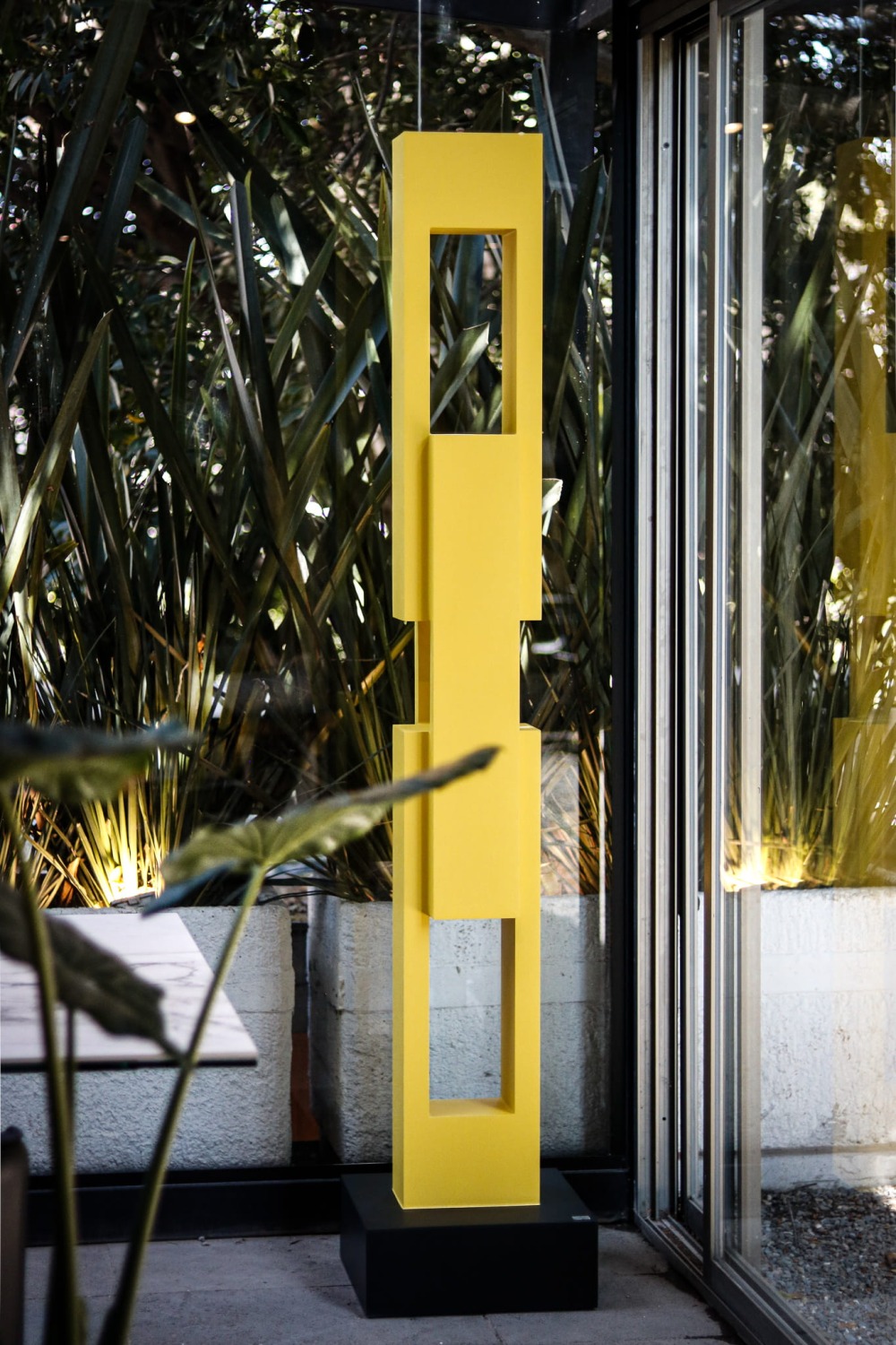 Lock | Minimal Geometric Steel Sculpture | Ennaia